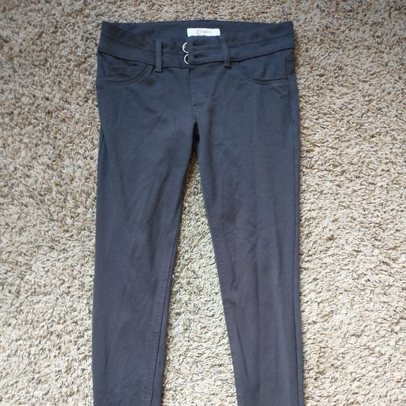 Candie's | Pants & Jumpsuits | Candies Size 7 Dark Gray Stretch Pants ...